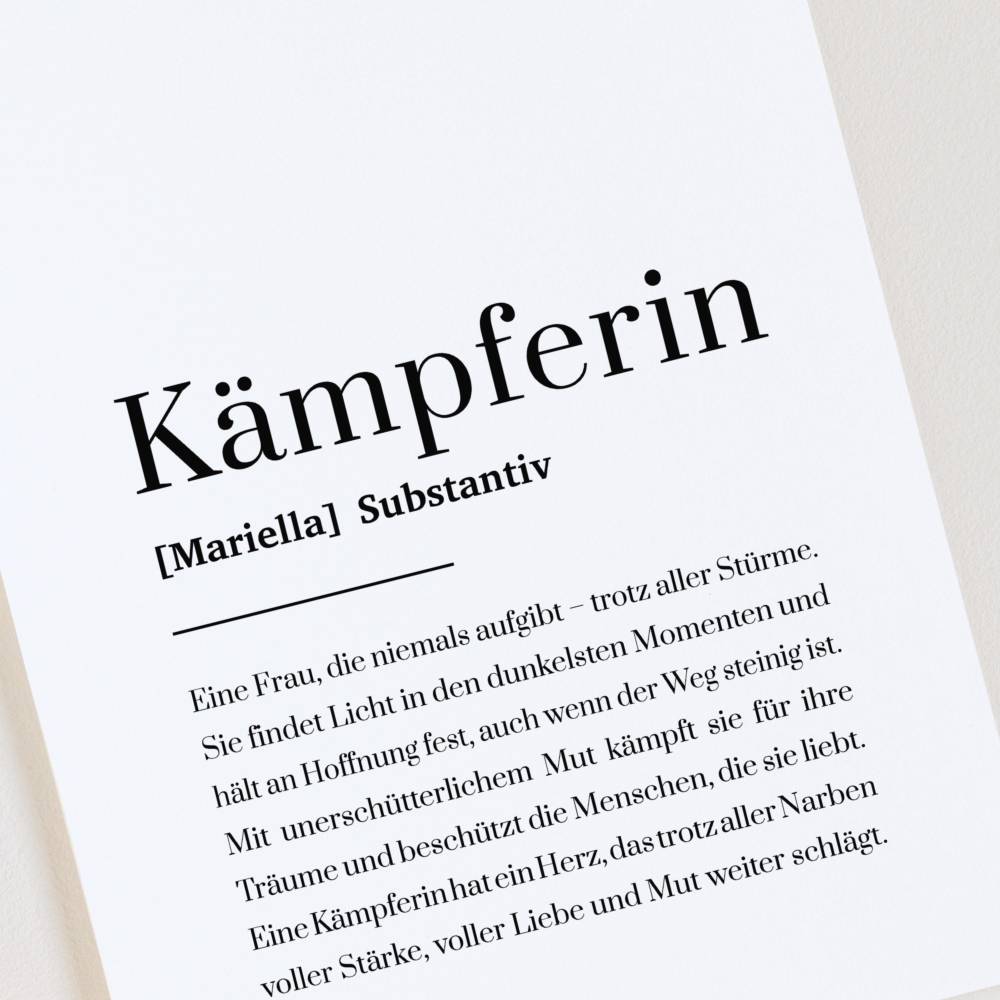 Name Mit Bedeutung Kampferin