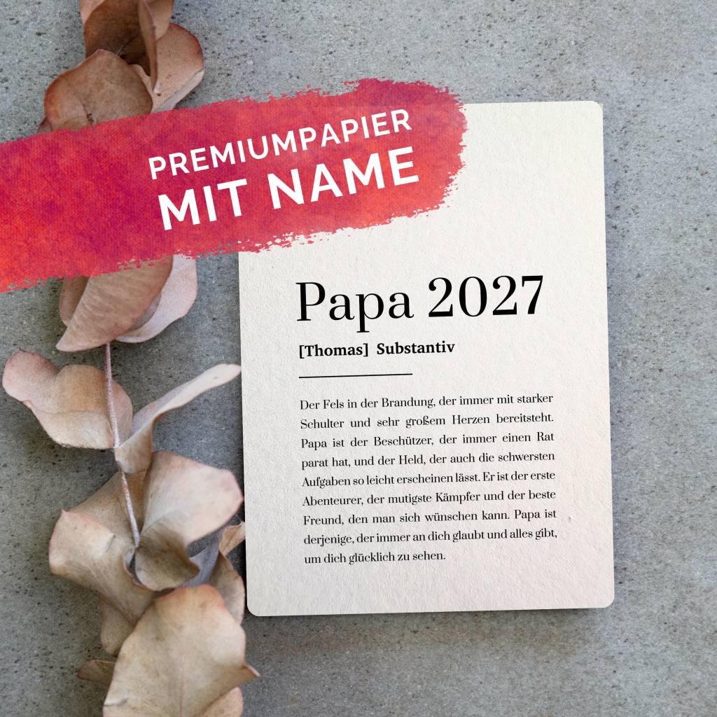 Papa Geschenk Zur Geburt