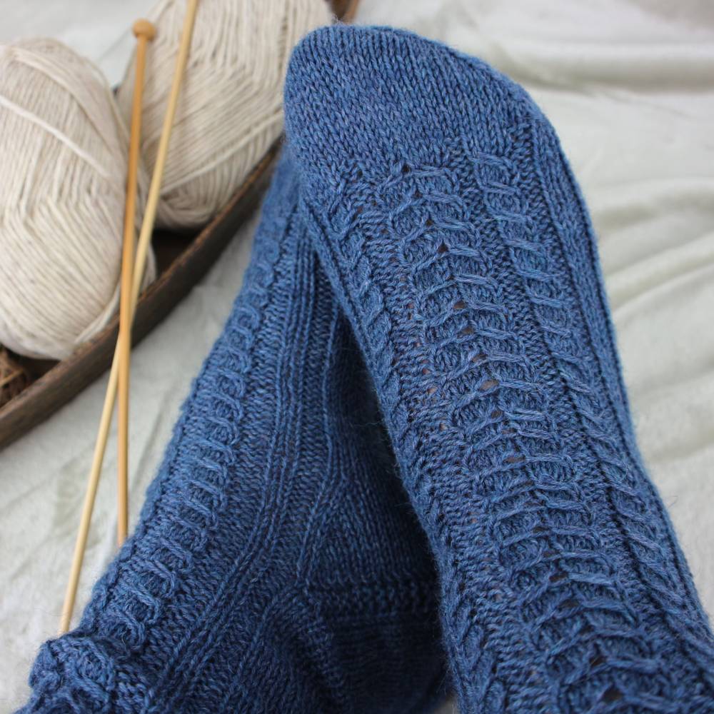 Verwunderlich Socken Stricken Muster Einfach Kostenlos Bild