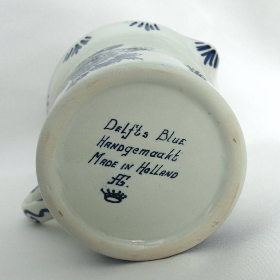 Vintage Krug Milchkrug Delfts Blue Mühle Made in Holland Kanne Saftkrug ...