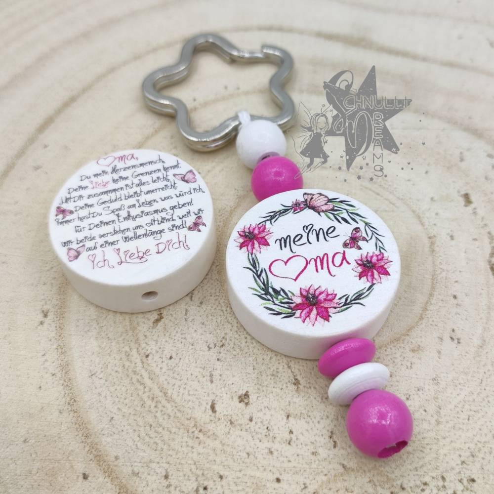 Schlüsselanhänger mit Name(n) Meine Oma und Oma Gedicht - Geschenk zum ...
