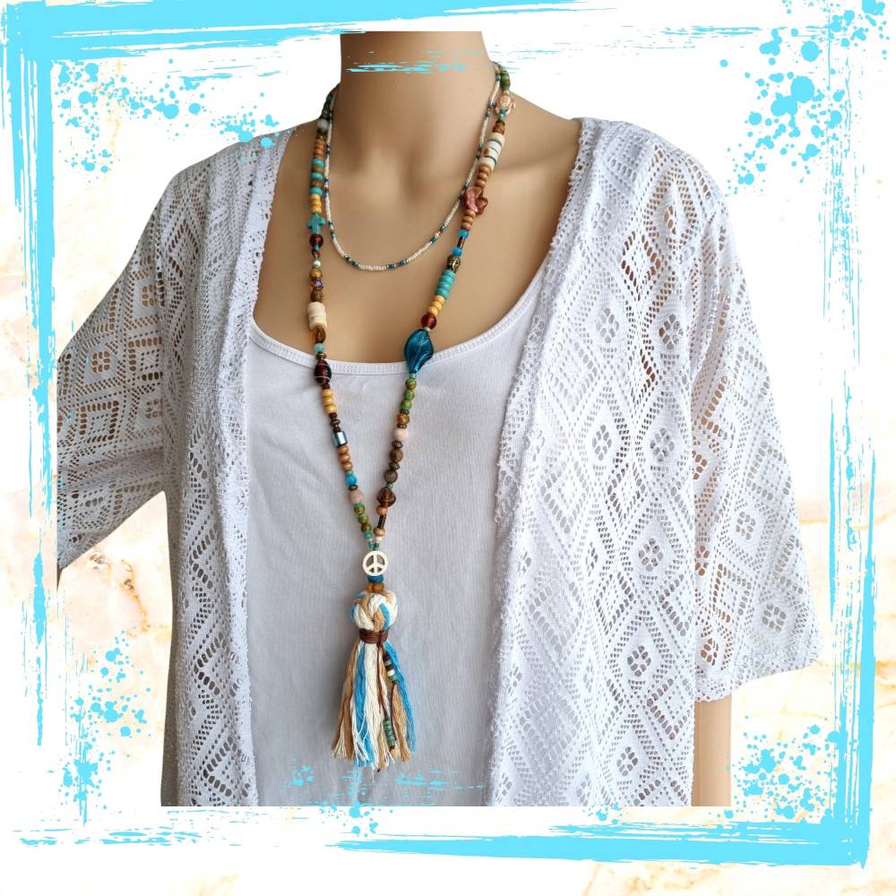 Lange Kette Boho Style