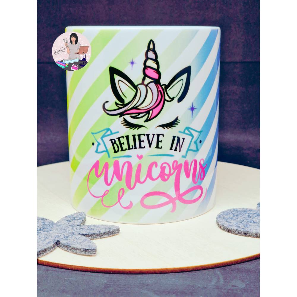 Digiset "THE WORLD OF UNICORN" Digistamp mit Digipapier