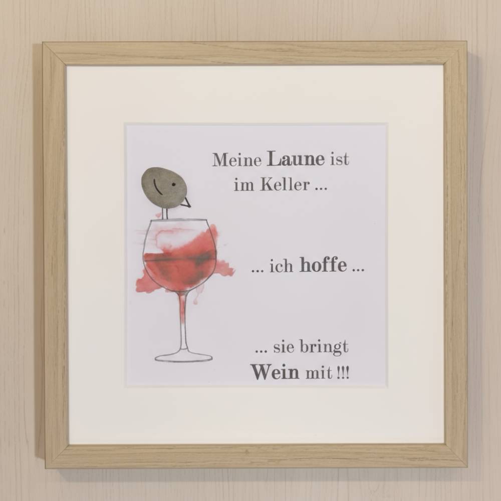 Meine Laune ist Keller Kieselsteinbild – Personalisierbares Wein ...