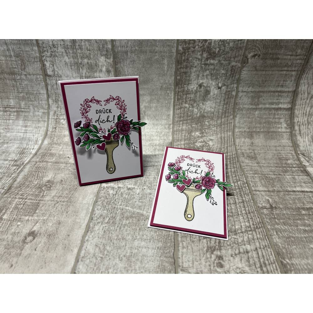 Grußkarten Glückwunschkarten „Drück dich“ Cards Geburtstag Muttertag ...